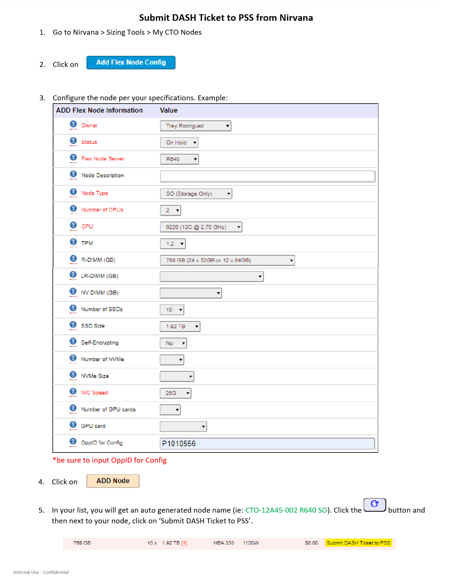 Configuration Modification Request